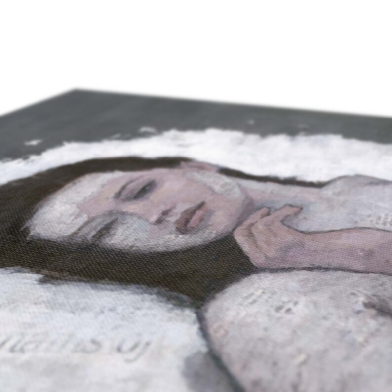 Female Figure Painting Canvas Art Print, Contemporary Modern - Etsy