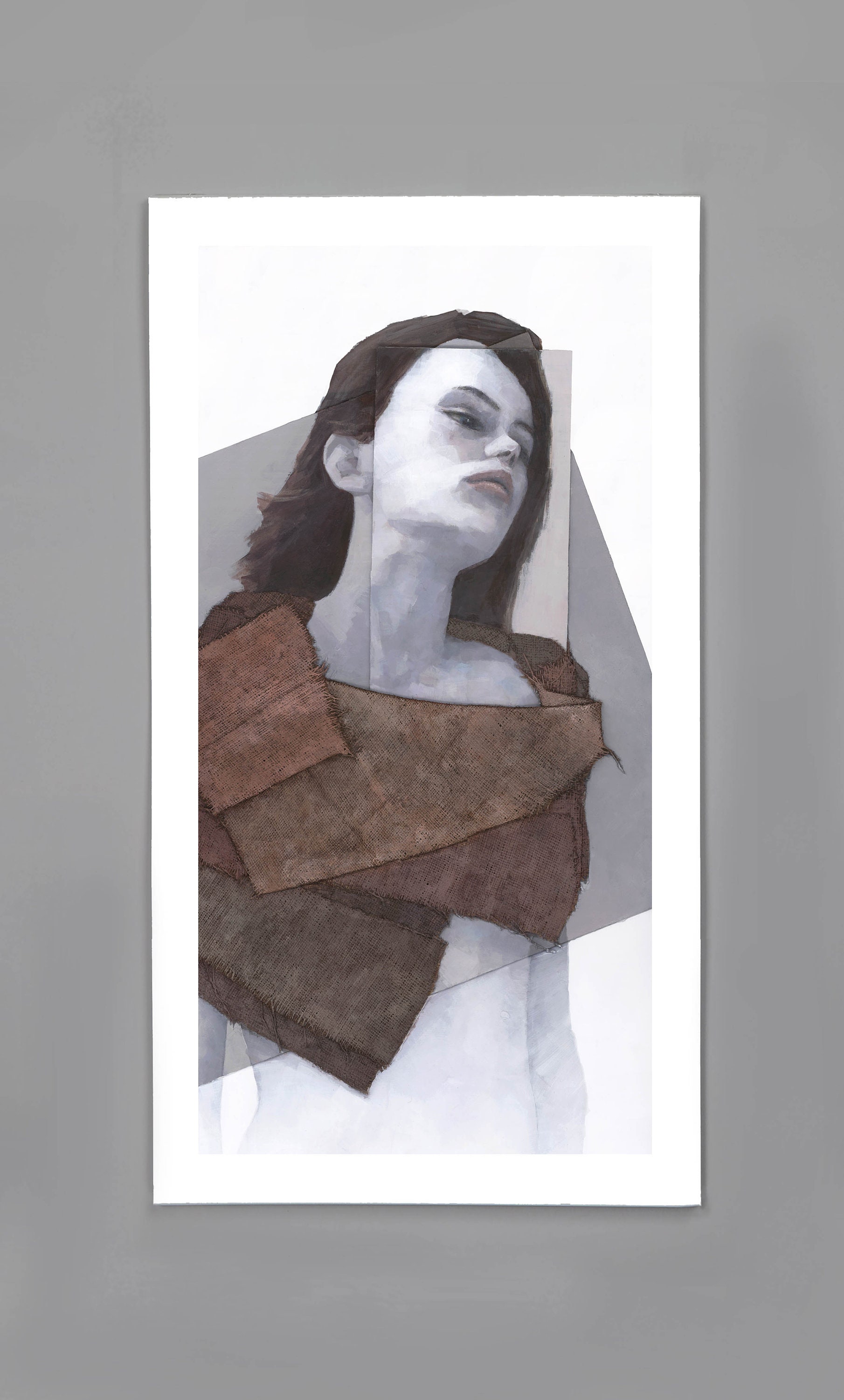 Mixed Media Female Figure Painting, Signed Art Print, Celtic Woman - Etsy