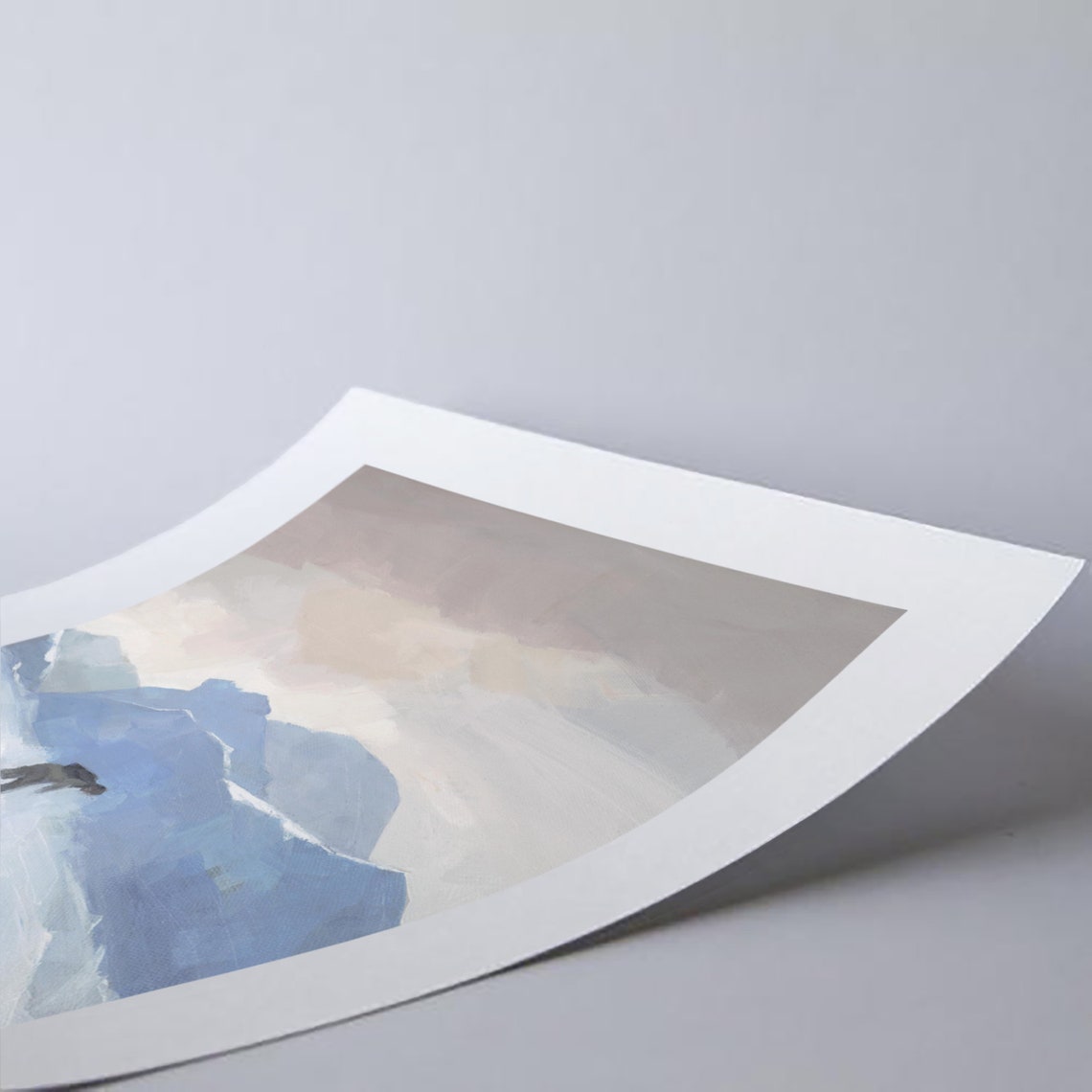 Snowboard Painting Signed Art Print Snowboarder Snowboarding - Etsy