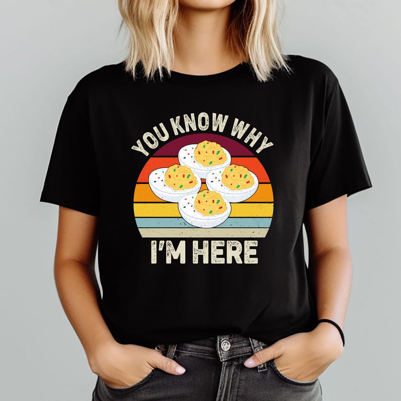 You Know Why I’m Here PNG Bundle, Funny Deviled Egg PNG, Easter Potluck ...
