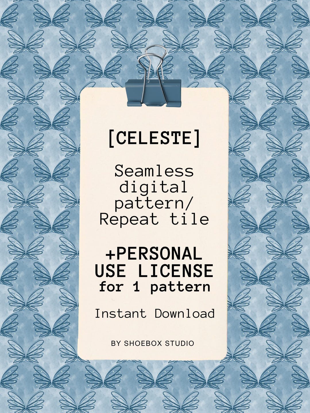 Celeste – Seamless Digital Pattern / Repeat Tile – Personal Use ...