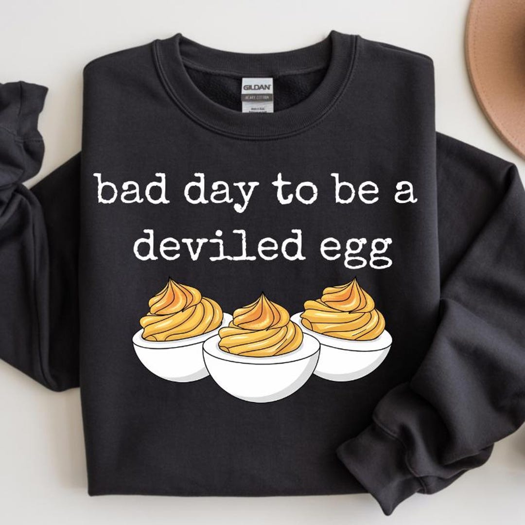 Bad Day to Be a Deviled Egg Png - Funny Food Humor PNG, Thanksgiving ...