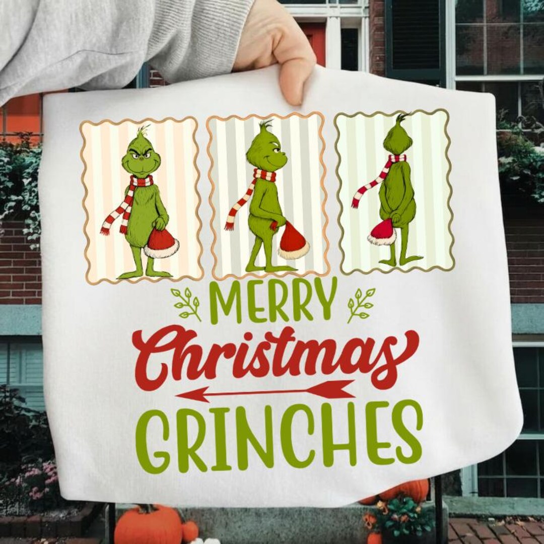 Grinch Christmas PNG - Cute Xmas Clipart: Christian Funny Design ...