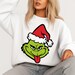 Grinch Face PNG | Funny Grinch Tongue Christmas Clipart | Green Monster ...