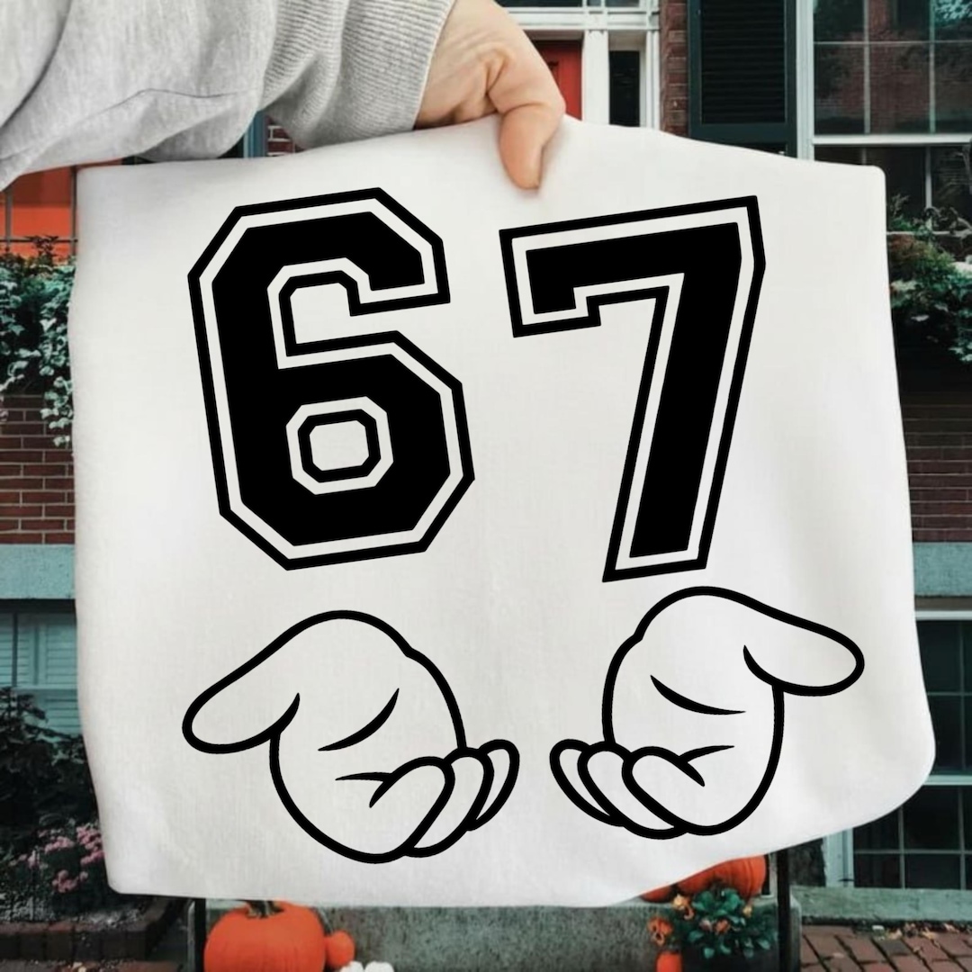 Funny 67 Meme Clipart, Viral Hand Gesture PNG (digital Download) - Etsy