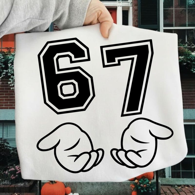6 7 Hand Gesture Svg - Etsy