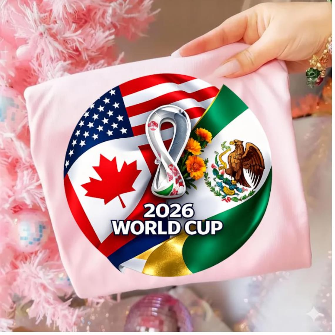 World Cup 2026 Shirt Design PNG | USA Canada Mexico Flags Soccer T ...