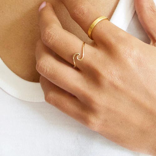 Wave Ring - Etsy