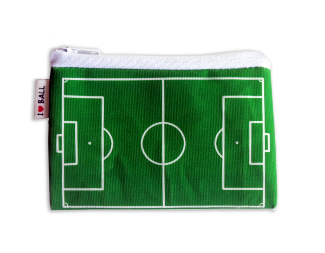 Soccer Field / Football Field Printed Wallet Design Playing Ball Green ...