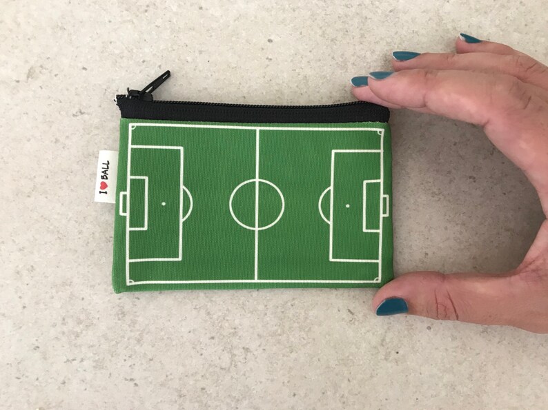 Football Field, Soccer Field Zipper Pouch, Coin Purse for Change and ...