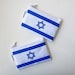 ISRAEL Flag Coin Purse Wallet With White Zipper - I Love Israel Wallet ...