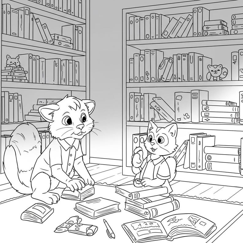 Printable Storybook Collection | Kids Story & Coloring Pages (PDF) - Etsy