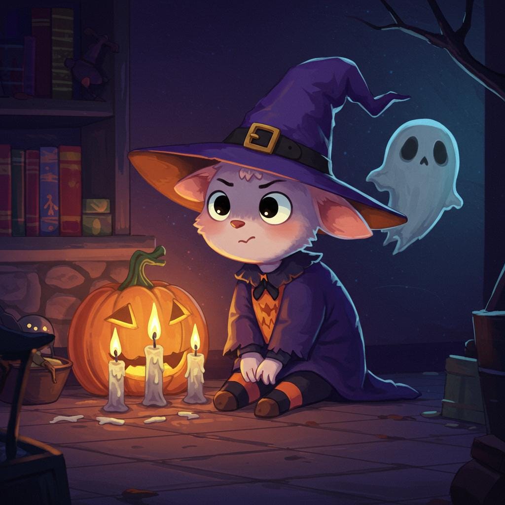 Halloween Story & Coloring Book | Spooky Ghosts, Jack-o'-lanterns (PDF ...