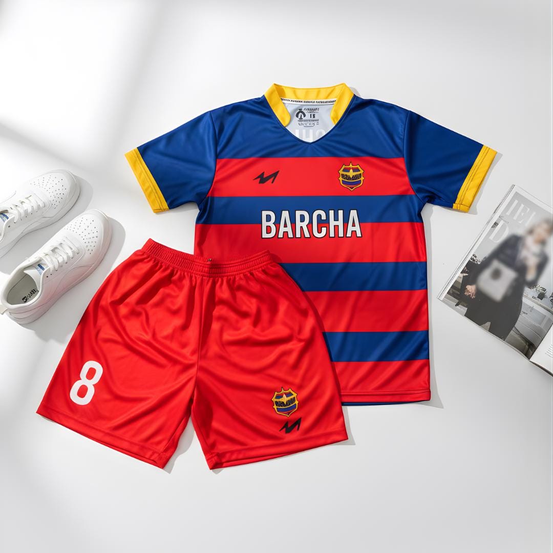 Blue Lock Barcha Jersey: Custom Unisex Football T-shirt - Etsy