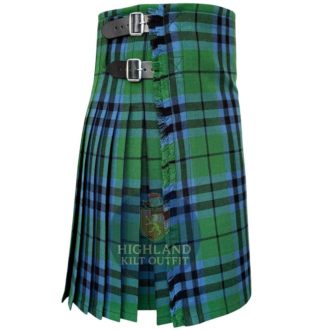 Austin Ancient Tartan Kilt for Men: Traditional 8 Yard Scottish ...