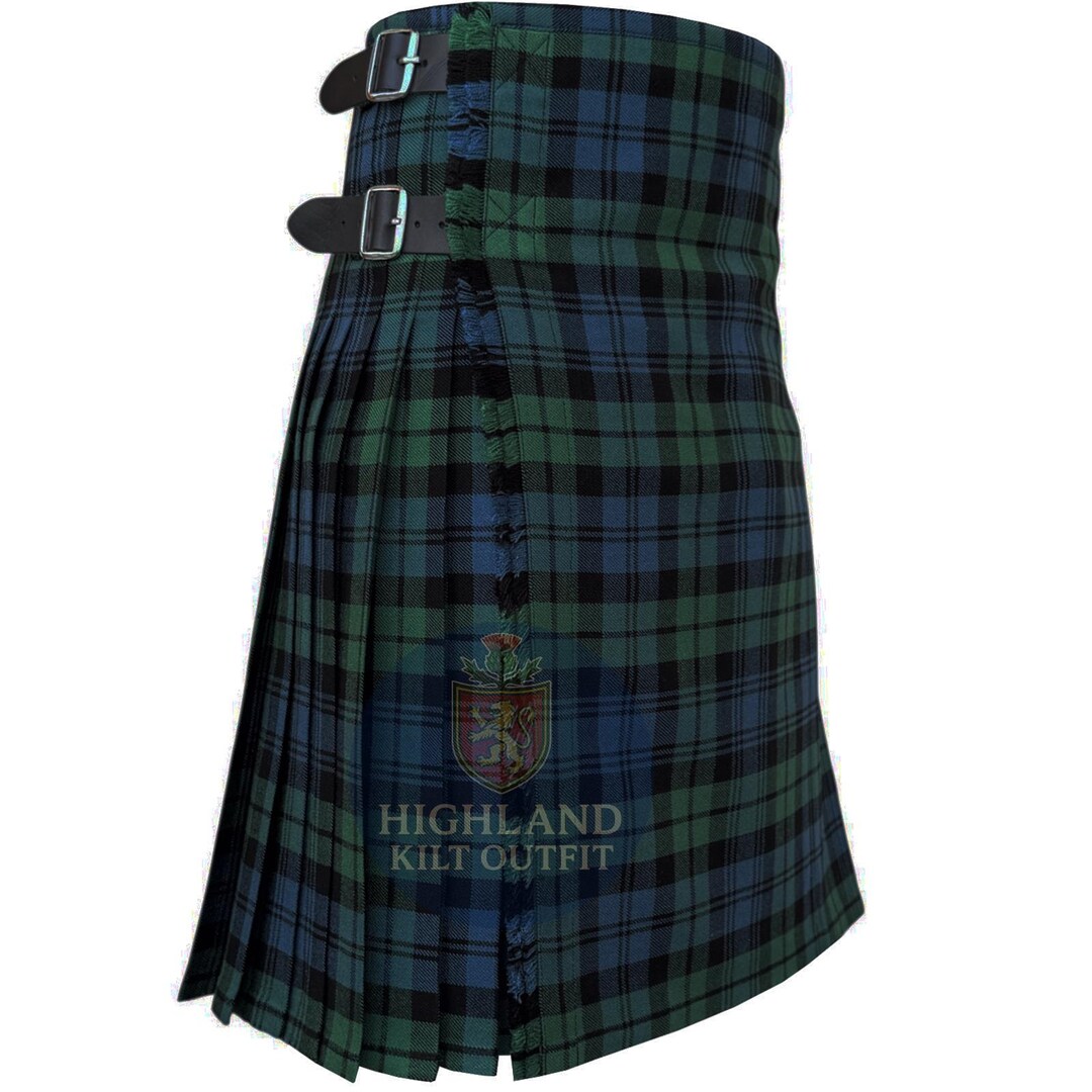 Campbell Ancient Tartan Kilt for Men – Traditional 8 Yard Scottish ...