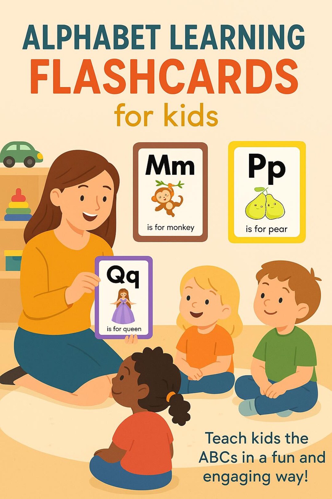 ABC Alphabet Flashcards Printable | Preschool Learning Cards | Kids ...