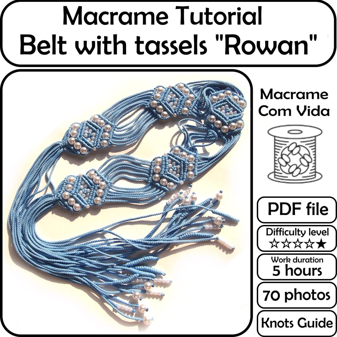 Macrame Belt Tutorial 