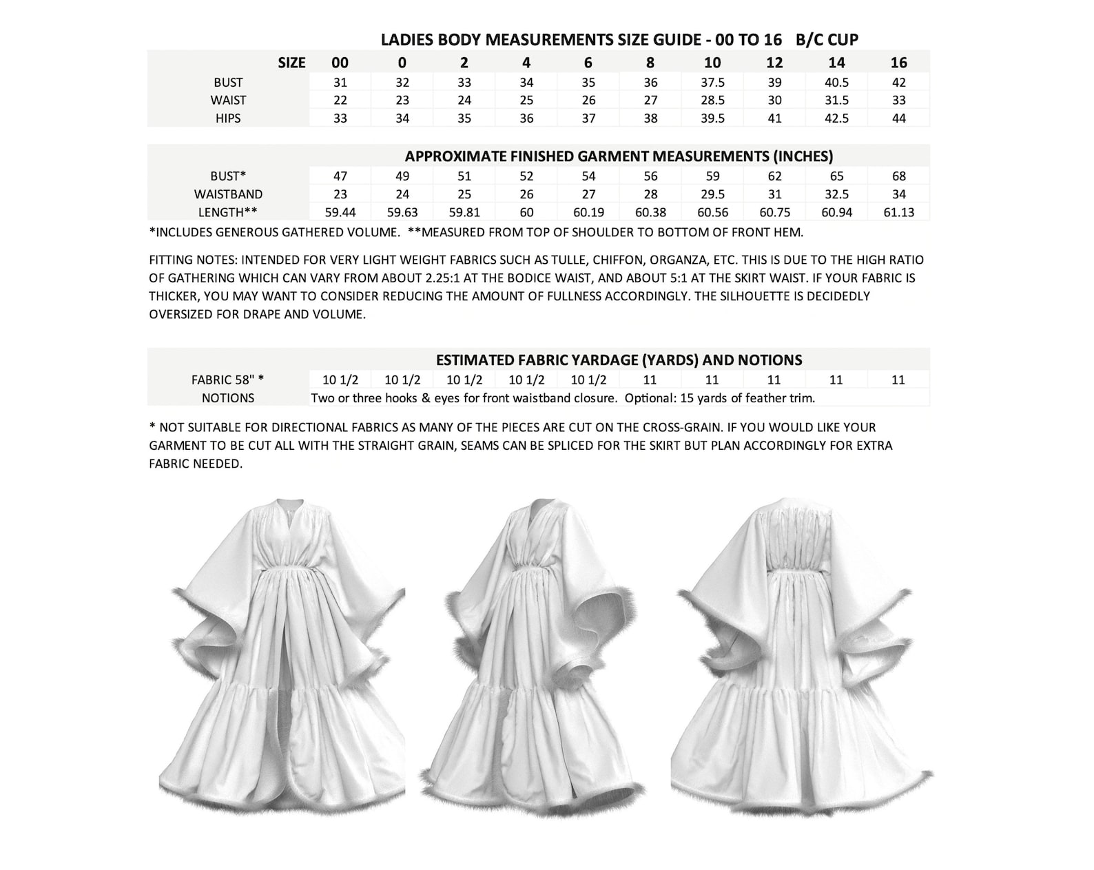 Widow Robe Pattern INSTANT DOWNLOAD Printable Sewing Pattern Old ...