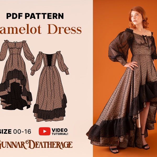 Fantasy Dress Pattern - Etsy