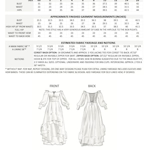 Fantasy Dress Sewing Pattern | INSTANT DOWNLOAD | Printable Sewing ...