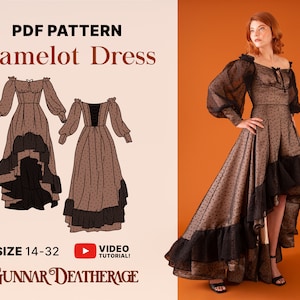 Fantasy Dress Sewing Pattern INSTANT DOWNLOAD Printable - Etsy UK