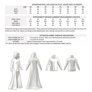 Long Hoodie Sewing Pattern | Large Hood | INSTANT DOWNLOAD | PDF Sewing ...