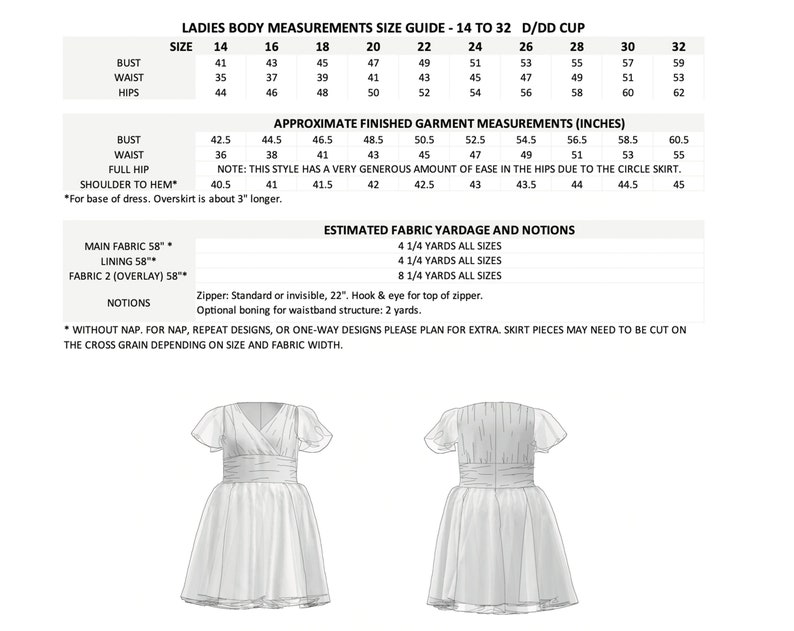 Vintage Inspired Party Dress Sewing Pattern | INSTANT DOWNLOAD | PDF ...