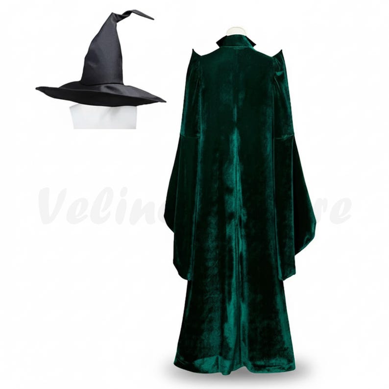 Medieval Hogwarts Professor Costume-professor Mcgonagall-inspired Cloak ...