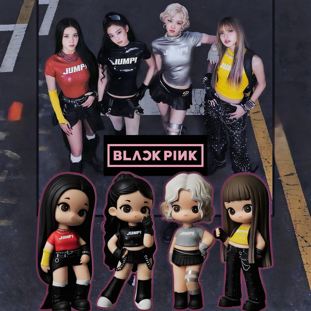 Buy K-pop Inspired 3D Chibi Figurine Set | 4-piece Handmade Idol ...