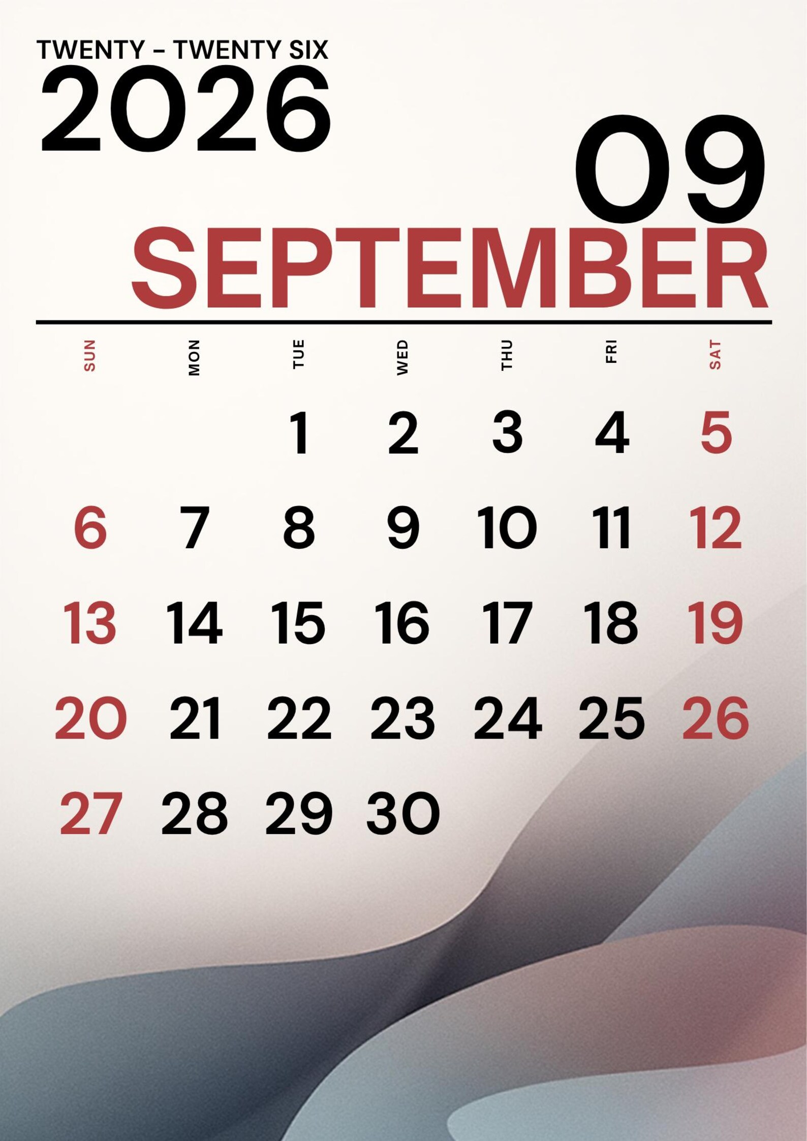 Calendar 2026 - Plan Your Year Beautifully — One Month at a Time - Etsy