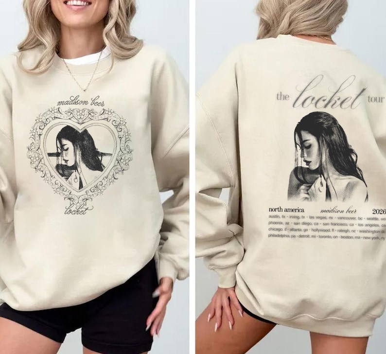 Madison Beer Locket Tour 2026 T-shirt, Pop Concert Tee - Etsy
