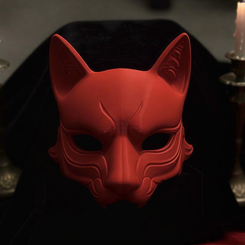 Fox Face Mask - Etsy