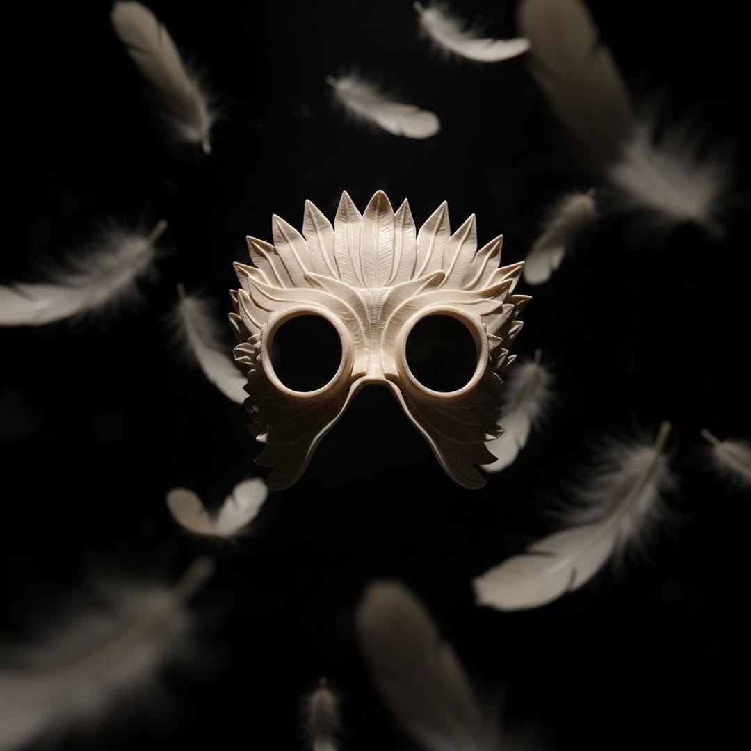 Raven Mask STL | Half Face Bird Mask | 3D Printable Cosplay | Digital ...