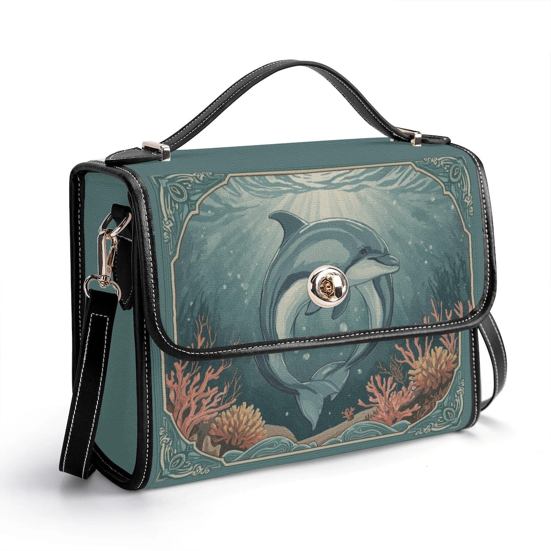Oceanic Bags Serene Ocean Bags Art Nouveau Style With Fluid Marine ...