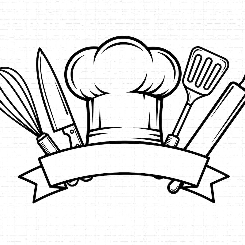Laser File of Chefs Hat - Etsy UK