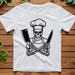 Chef Skeleton SVG: Culinary Skull With Cleaver and Knife, Restaurant ...