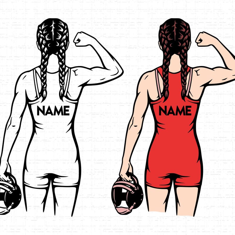 Girl Wrestlers T Shirt - Etsy