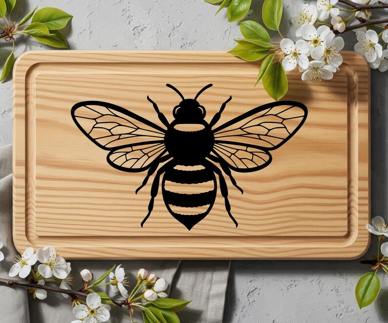 Honey Bee SVG: T-shirt Design, Beekeeper Gift, Save the Bees, Bumblebee ...
