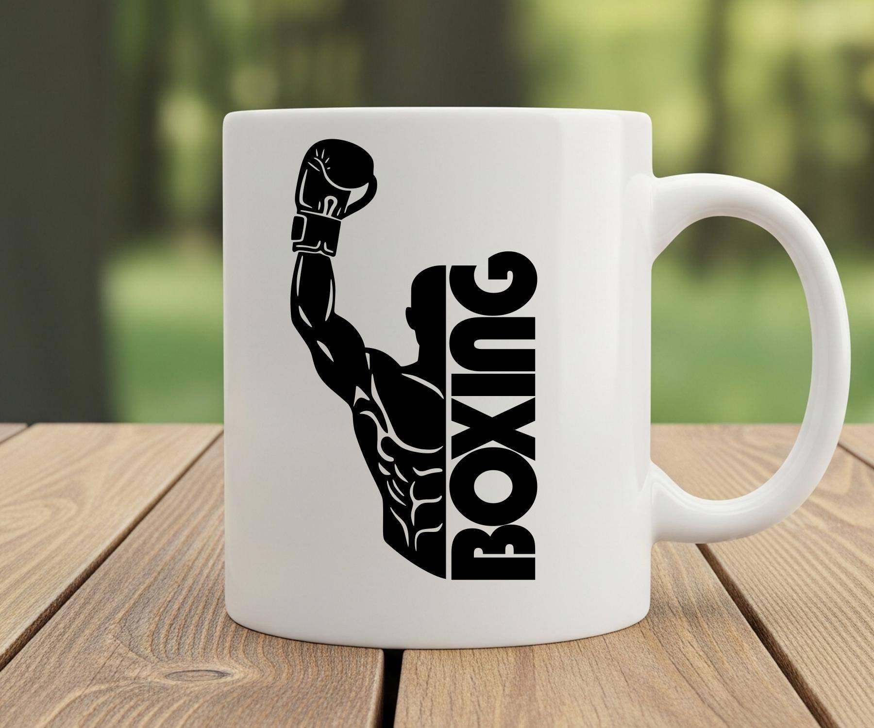 Boxing Logo SVG: T-shirt Design, Boxer Silhouette, Fighter, Boxing ...
