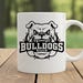 Bulldogs Mascot SVG: Team Logo, High School Mascot, Dog With Spikes, T ...