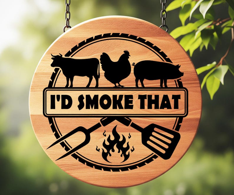 Id Smoke That SVG: Bbq, Grill, Smoker Quote, Cooking, T-shirt Design ...