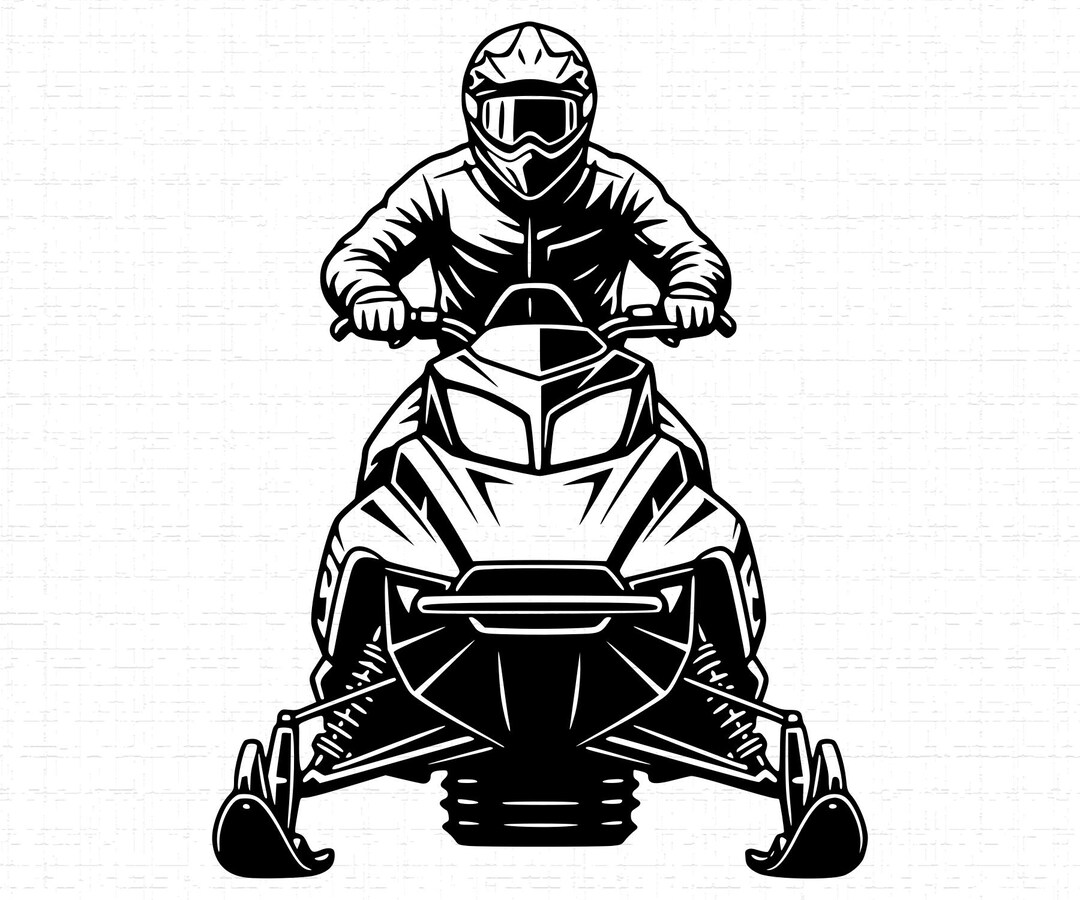 Snowmobile Rider SVG: Extreme Winter Sports, T-shirt Design, Winter ...