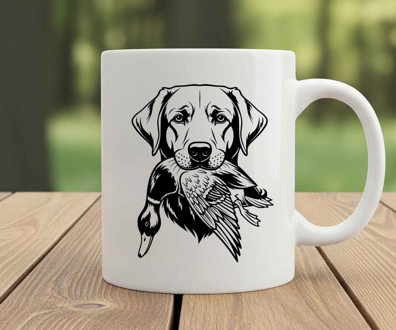 Duck Hunting Dog SVG: Labrador Retriever Head, Hunting Season, T-shirt ...