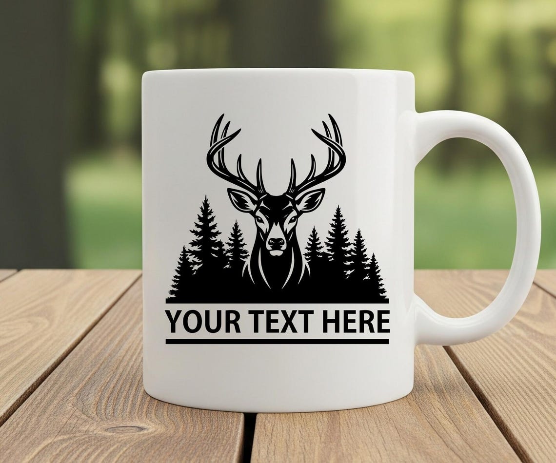 Deer Monogram SVG: Wildlife, Deer Hunting, Hunter Gift, Outdoors, Cut ...