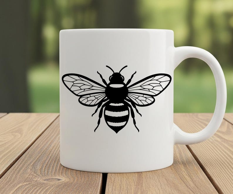 Honey Bee SVG: T-shirt Design, Beekeeper Gift, Save the Bees, Bumblebee ...