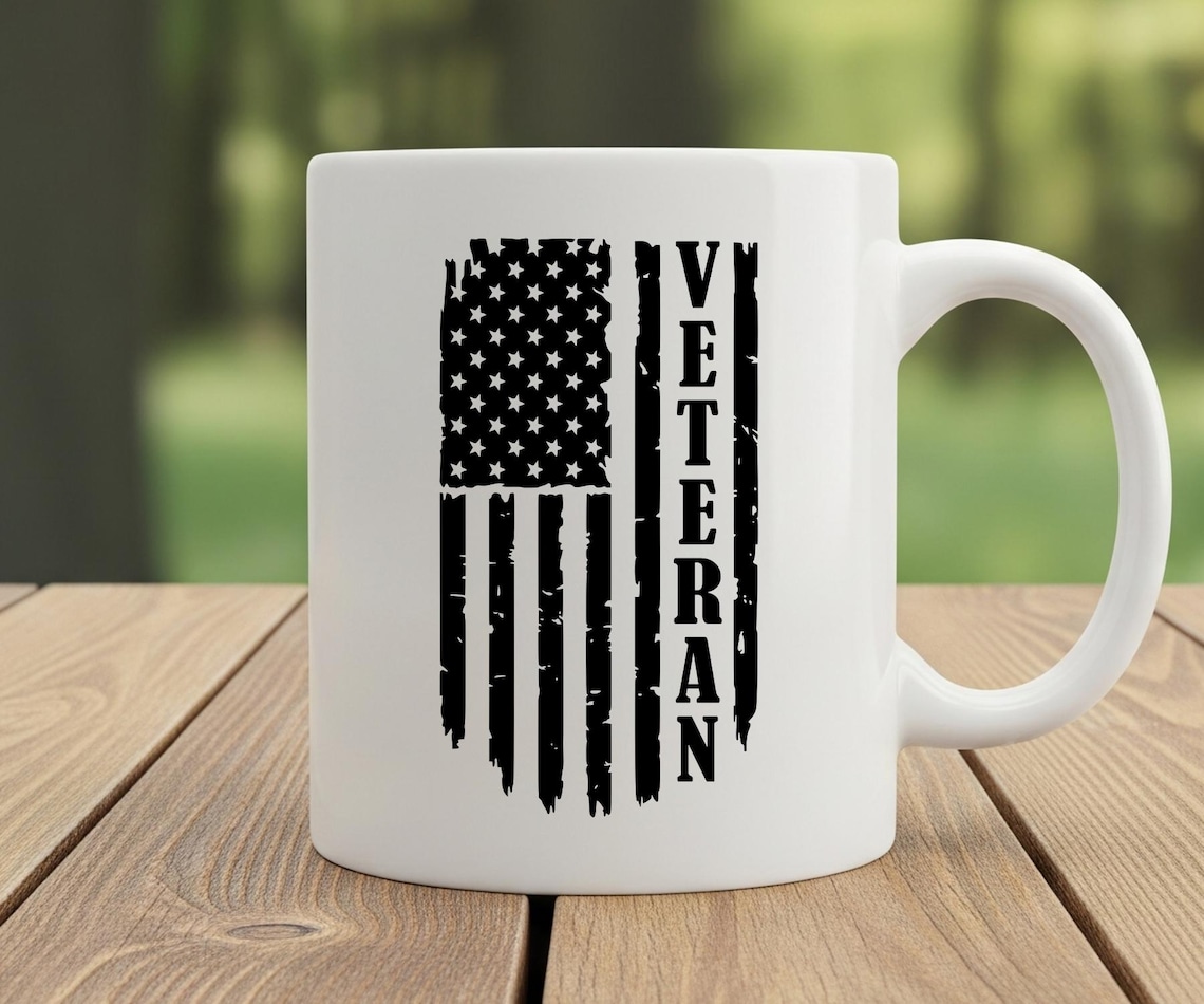 Veteran Flag SVG: Patriotic, Veteran Gift, Memorial Day, July 4th ...