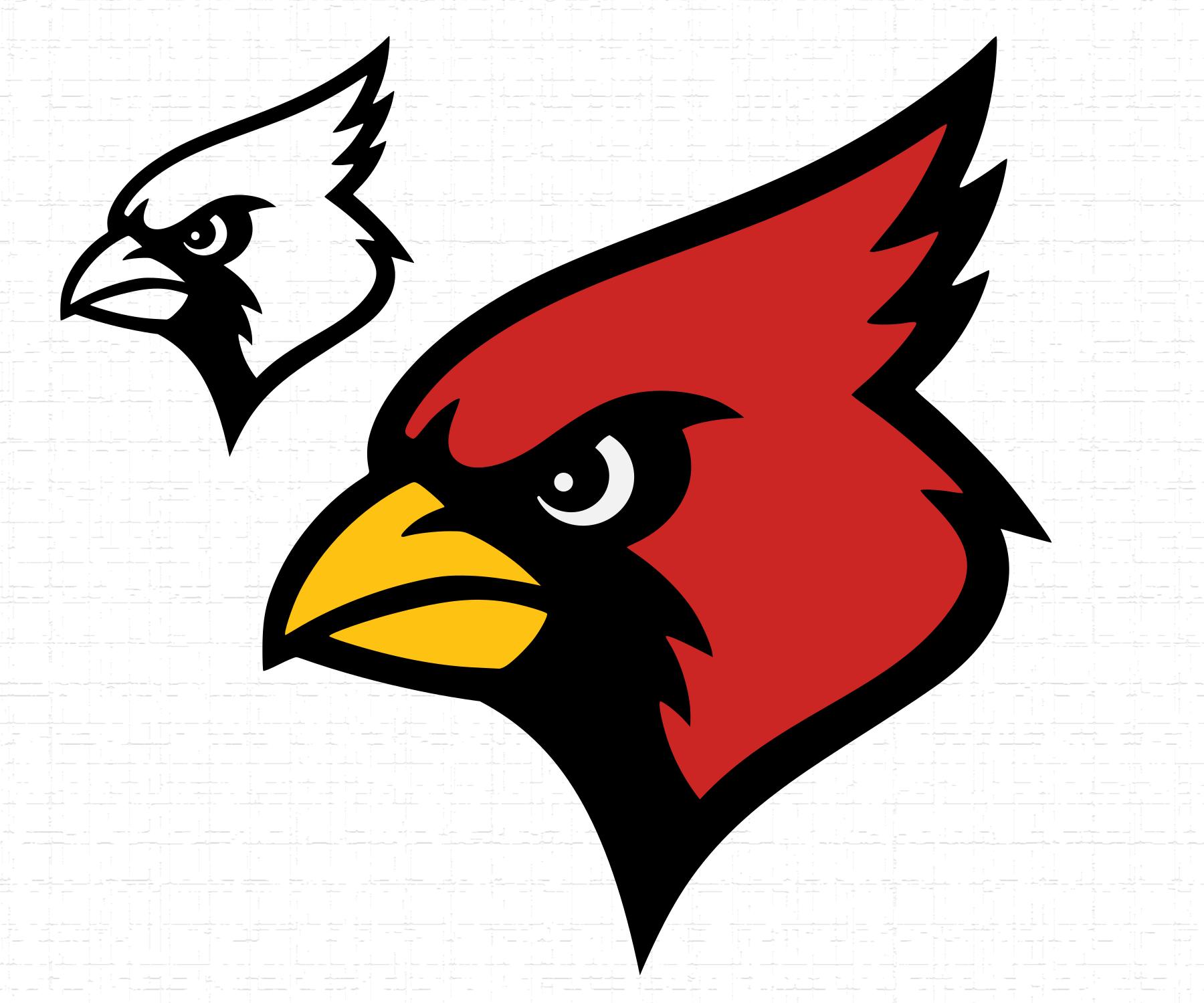 Cardinals Mascot SVG: T-shirt Design, Sport Team Logo, Angry Bird, Game ...