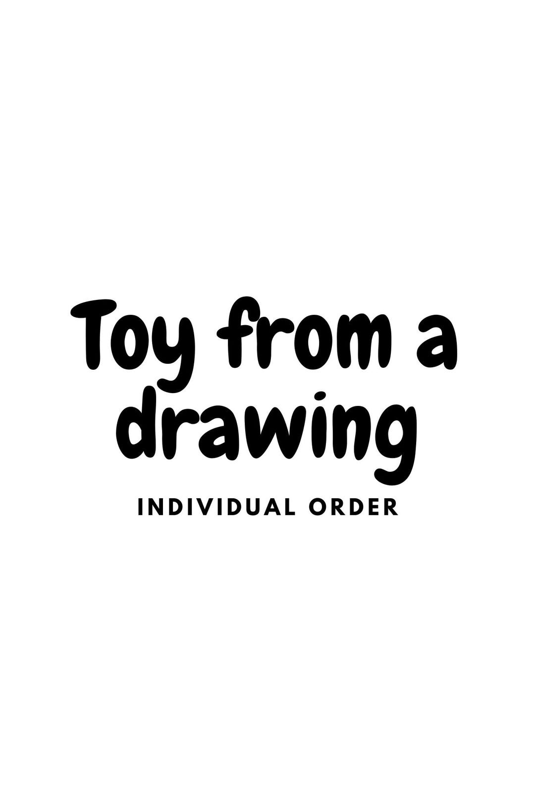 Custom Plush Toy From Drawing: Handmade Plushie - Etsy
