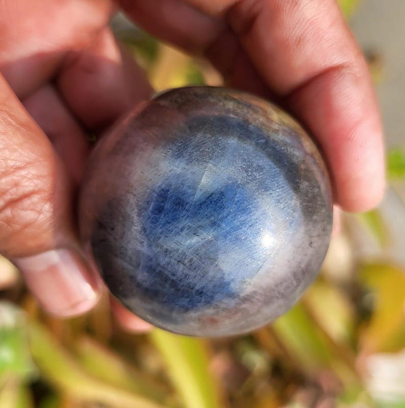 Sapphire Sphere / Blue Sapphire / Sapphire Crystal / Crystal Sphere ...